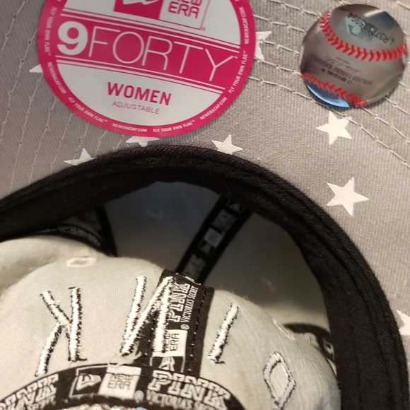 PINK Victoria's Secret | Accessories | Ny Sequin Fitted Cap Vs Pink ...